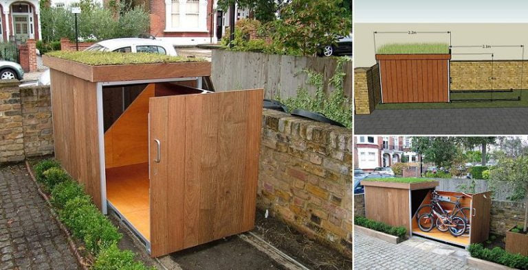 How To Build A Bike Storage Shack | iCreatived