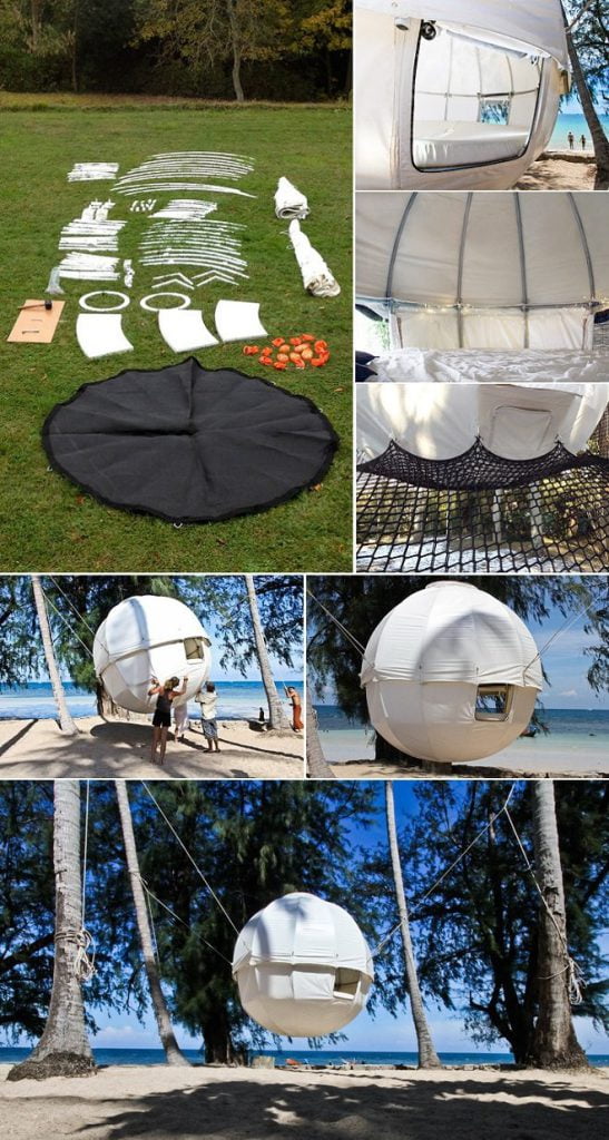 Cocoon Tree: Stunning Way of Sleeping in Nature | iCreatived