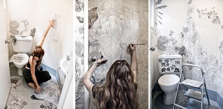 Turning Boring Toilet Into A Magical Place | iCreatived
