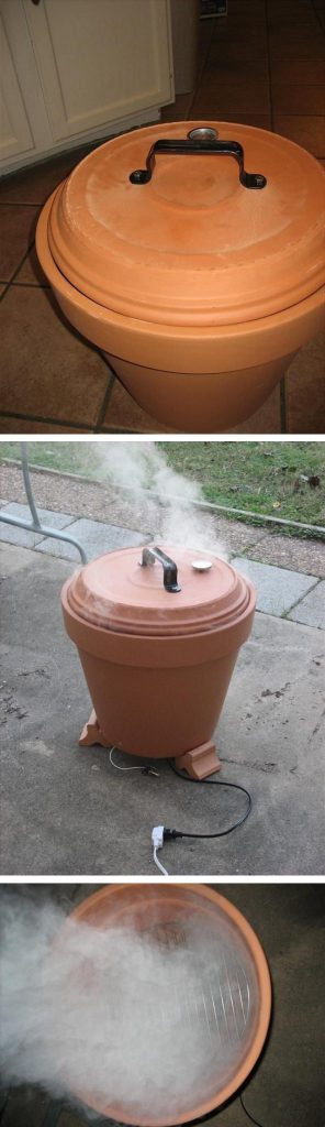 DIY Clay Pot Smoker | iCreatived