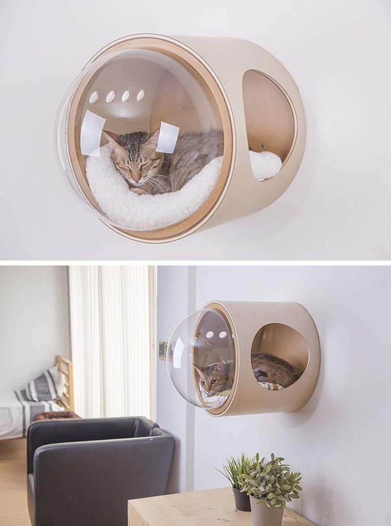 Unique Pet Furniture Spaceship-Inspired Cat Beds | iCreatived