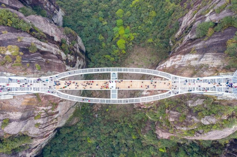 Discover the Thrilling Ruyi Bridge: Soar 140 Meters Above Ground ...